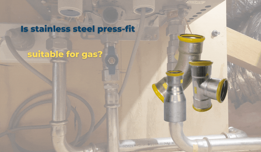 Best applications for stainless steel press-fit piping